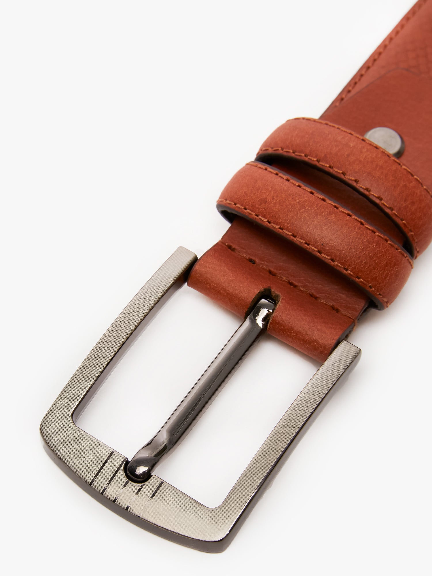 LUKE SATURDAY NIGHT Belt in Brown | Premium Textured Leather with ...