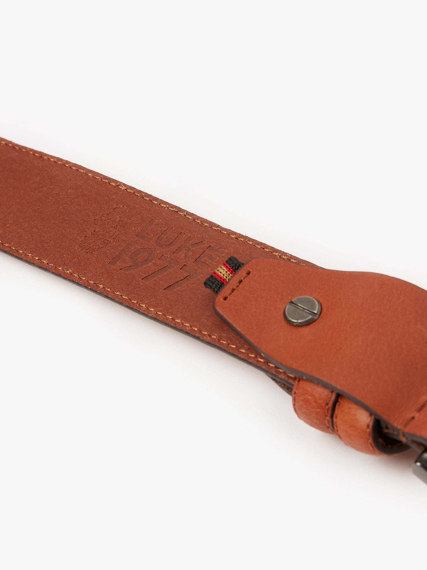 LUKE SATURDAY NIGHT Belt in Brown | Premium Textured Leather with ...