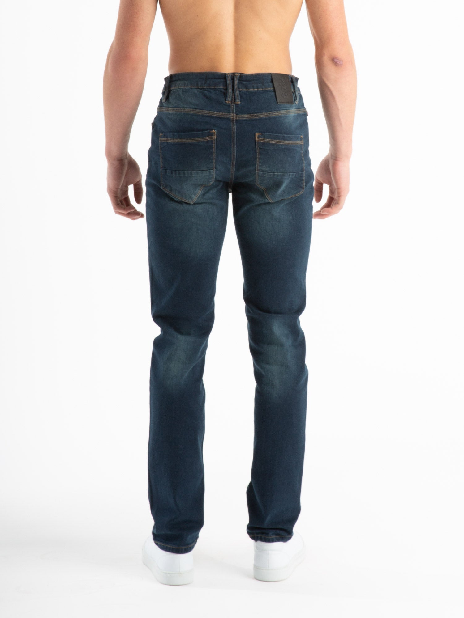 FREDDIE FAST Men's Denim Jeans | Regular, Short, Long | Dark Blue ...