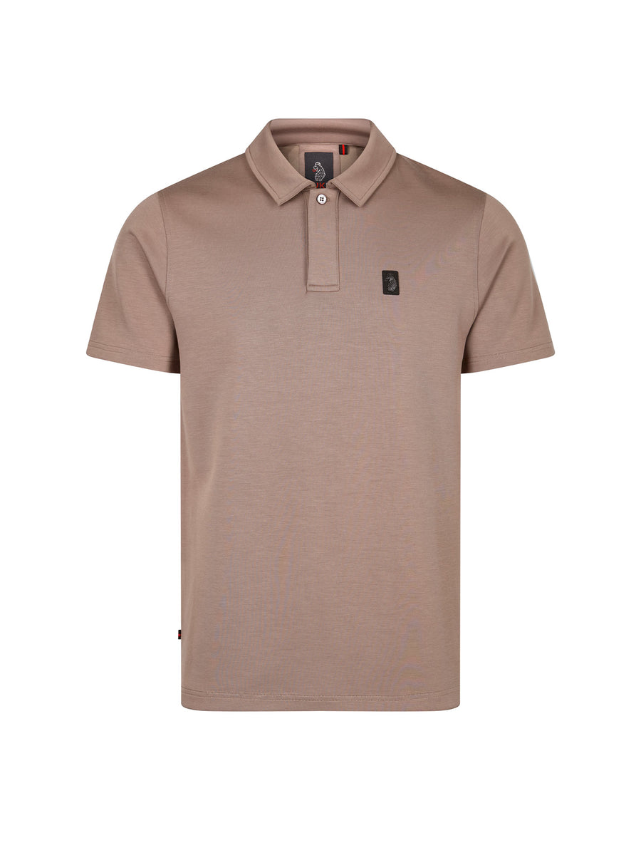 Luke 1977 Men's Brown Breathtaking Modal Polo | Short Sleeve – Luke1977