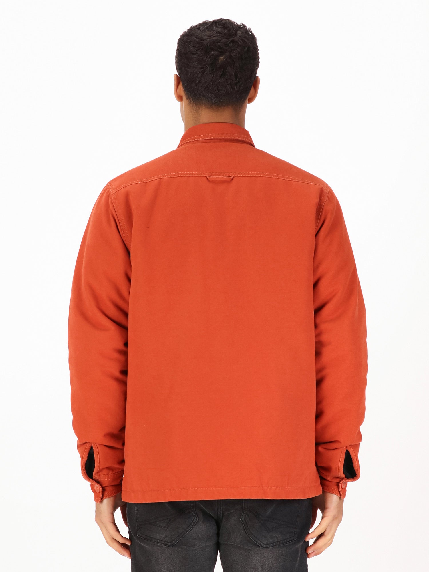 BALA 1000 Men's Button-Up Workwear Inspired Shacket Jacket in Orange ...