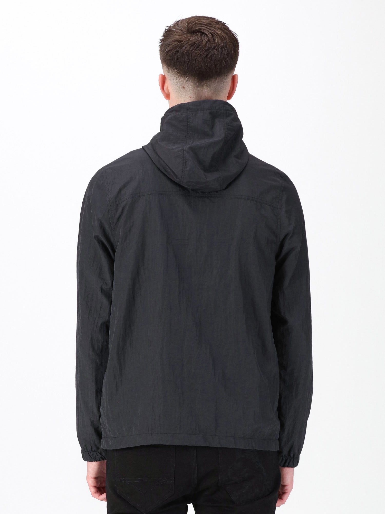 DENVER Men's Lightweight Nylon Hooded Jacket w/ Breathable Mesh Lining ...