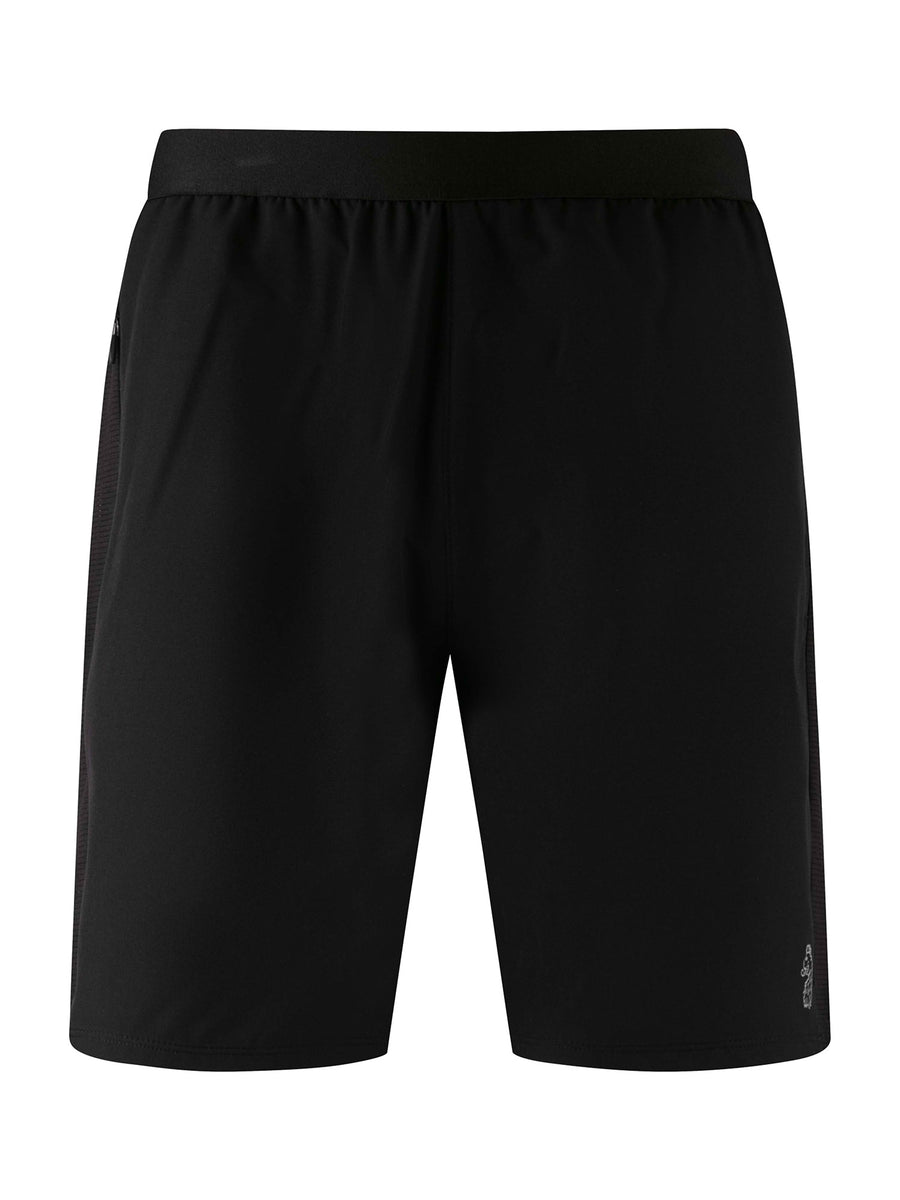 LUKE 1977 EXMOOR Black Anti-Wicking Performance Shorts for All-Day Wear ...