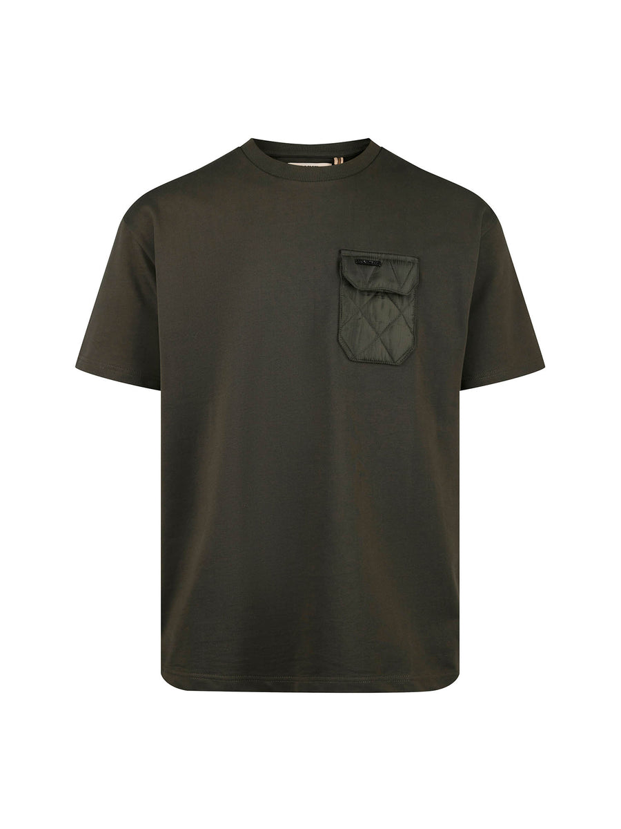 Luke 1977 Mens Eider Oversized Green T-Shirt | Crew Neck Heavyweight ...