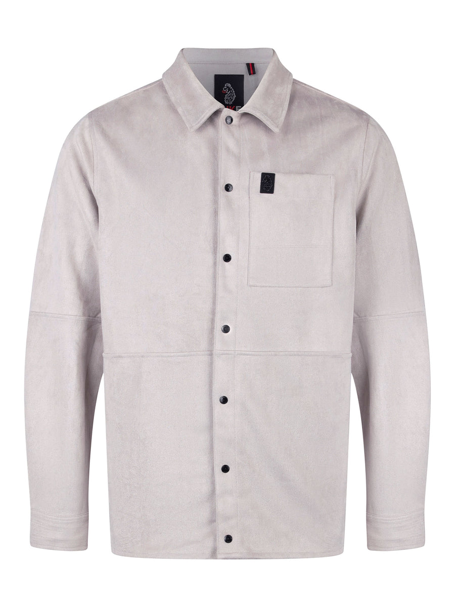 LUKE 1977 Dylan Shirt – Premium Faux Suede with Chest Pocket – Luke1977