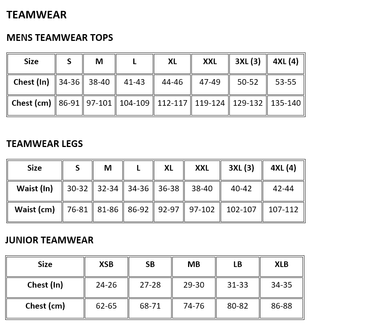 LUKE 1977 Size Guidelines | Size Charts for Mens Clothing | LUKE 1977 ...