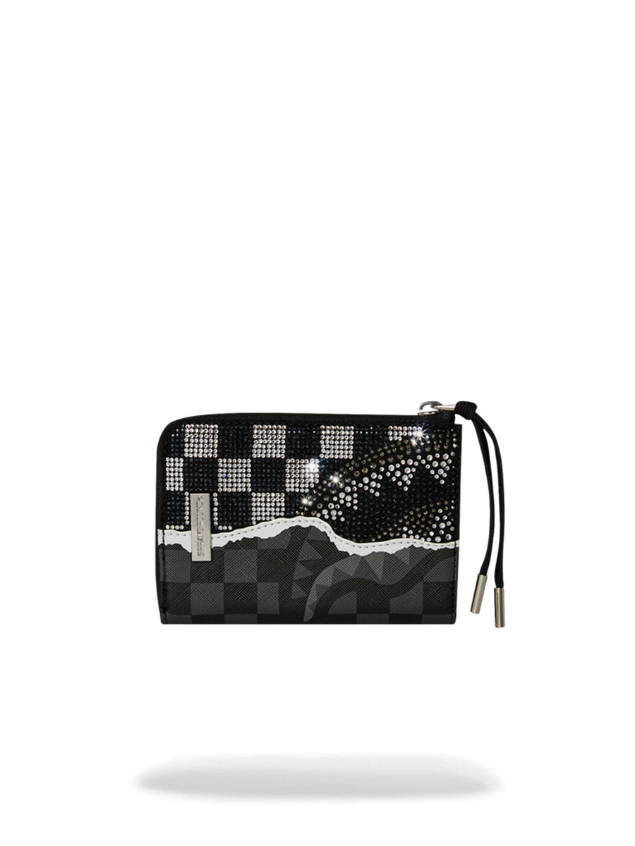 SPRAYGROUND SILVER DIAMOND TEAR WALLET | UK DISTRIBUTOR – Luke1977