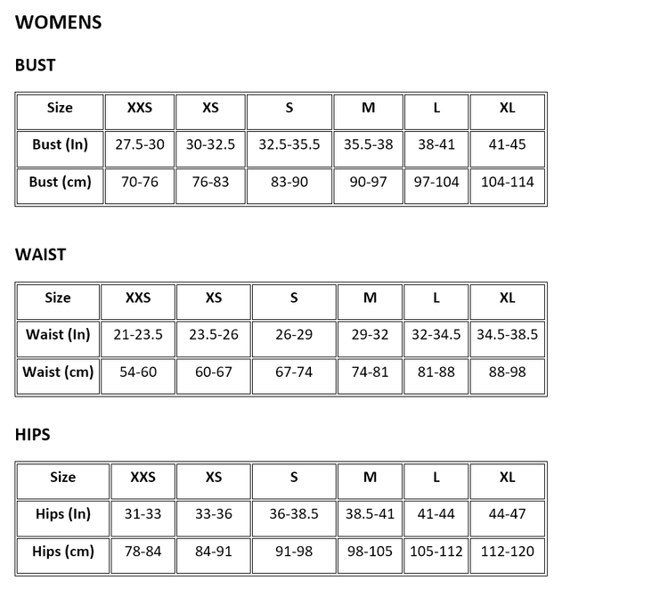 LUKE 1977 Size Guidelines | Size Charts for Mens Clothing | LUKE 1977 ...